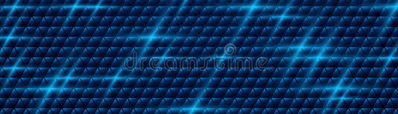 Abstract Dark Blue Triangles Pattern Background. Technology Digital Hi ...
