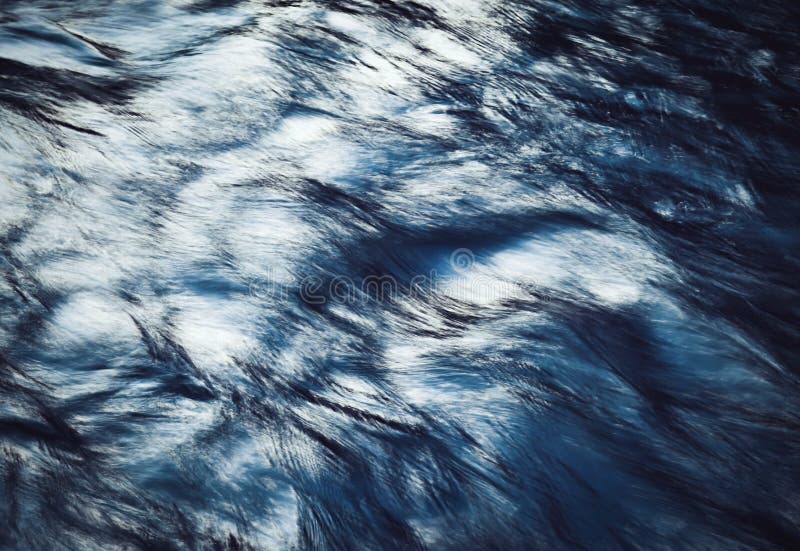 Abstract Dark Blue Water Levels of the River Stock Image - Image of ...