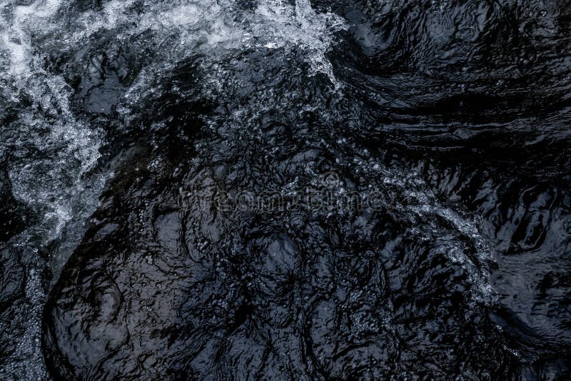 Abstract Dark Blue Waterfall Wave Water Background Texture Stock Photo ...