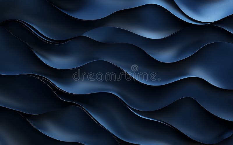 Abstract Dark Blue Wave Background 3D Render Seamless Texture Luxury ...