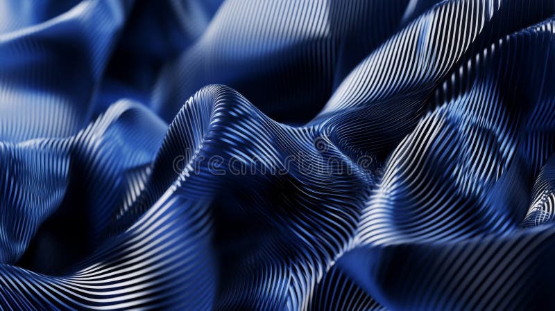 Abstract Dark Blue Wave Background Texture Stock Illustration ...