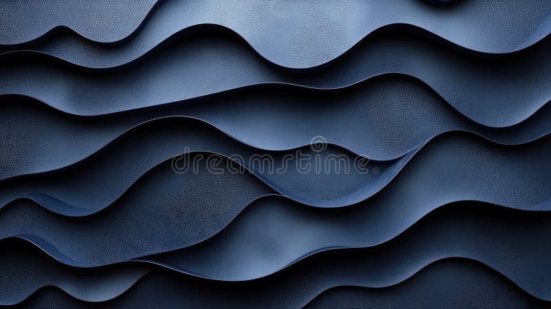 Abstract Dark Blue Wave Pattern Background Stock Image - Image of ...