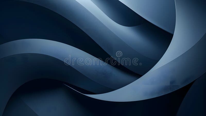 Abstract Dark Blue Wave Patterns, Smooth Curved Lines and Elegant ...