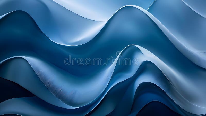 Abstract Dark Blue Wave Patterns, Smooth Curved Lines and Elegant ...