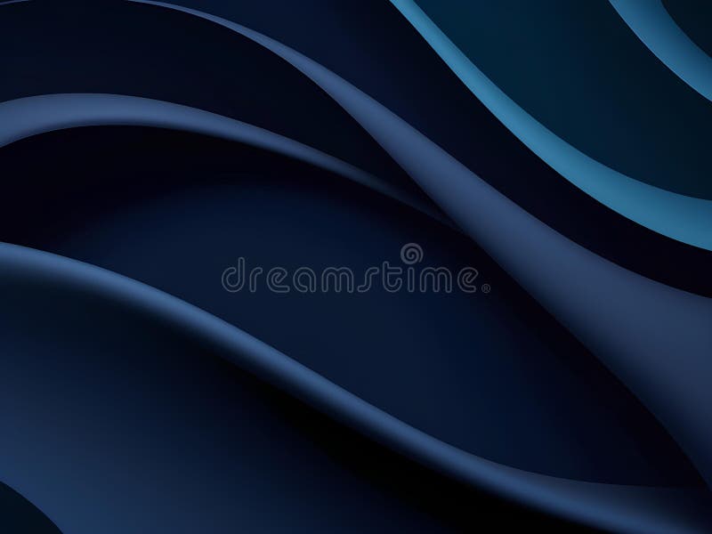 Abstract Dark Blue Wavy Pattern Stock Illustration - Illustration of ...