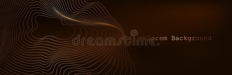 Abstract Dark Brown Geometrical Background Connection Structure Stock ...