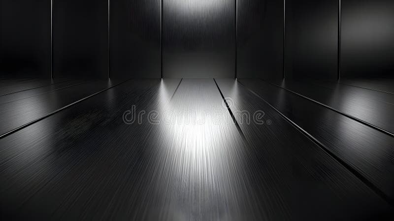 Abstract Dark Brushed Metal Background 3D Render Stock Illustration ...