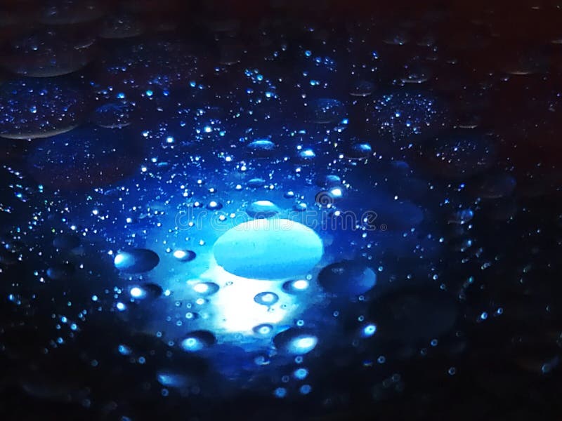 Abstract Dark Bubbles Floating in Water Stock Image - Image of black ...