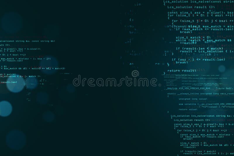 Abstract coding wallpaper stock illustration. Illustration of global ...