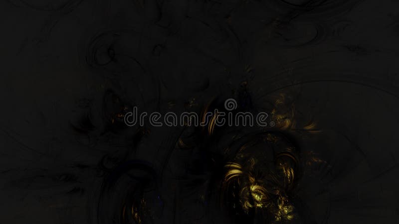 Abstract Dark Fractal Background Stock Illustration - Illustration of ...