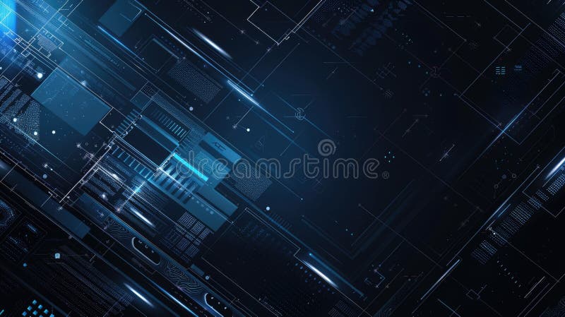 Abstract Dark Geometric Sharp Angles Background with Reflective Modern ...