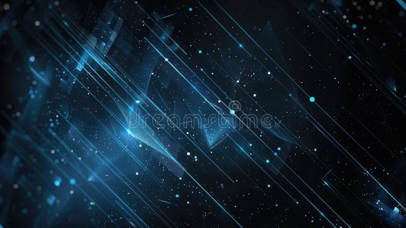 Abstract Dark Geometric Sharp Angles Background with Reflective Modern ...