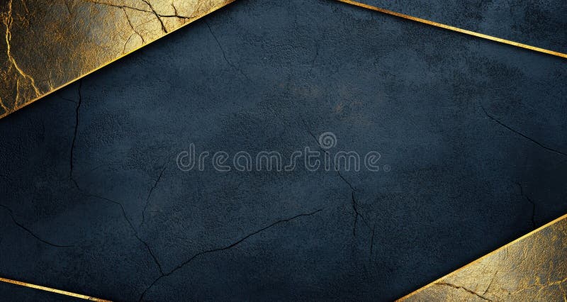 Abstract Dark and Golden Background Stock Illustration - Illustration ...