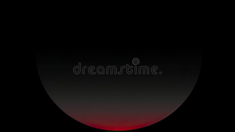 Abstract Dark Gradient with a Crescent Shape Glowing Red at the Bottom ...