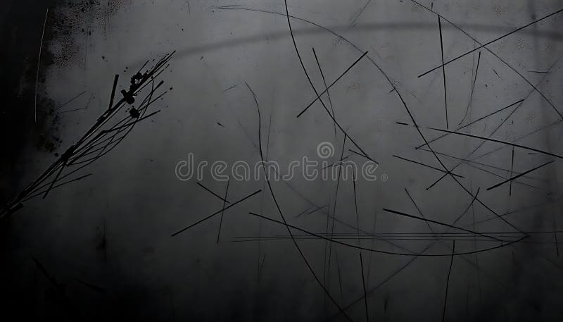 Abstract Dark Gray Canvas Scratch Marks Linear Design Minimalist ...