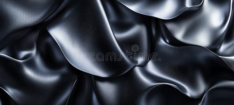Abstract Dark Gray Fluid Waves Flowing Dynamically, Professional ...