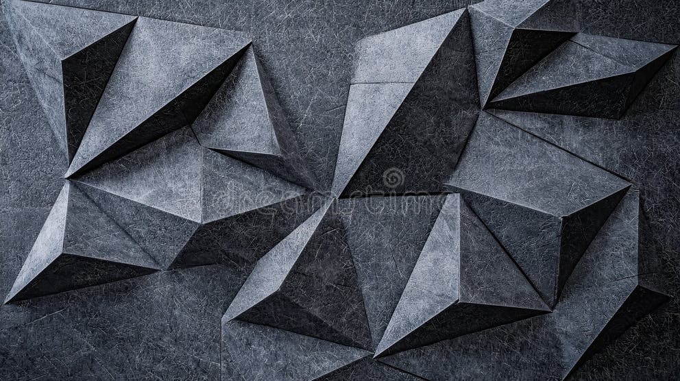 Abstract Dark Gray Geometric Pattern Background Stock Illustration ...
