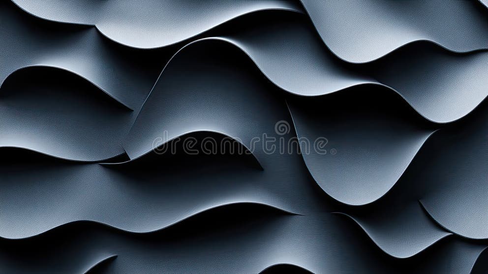 Abstract Dark Gray Wave Pattern Stock Illustration - Illustration of ...