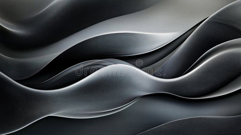 Abstract Dark Gray Waves Background Stock Photo - Image of smooth, gray ...