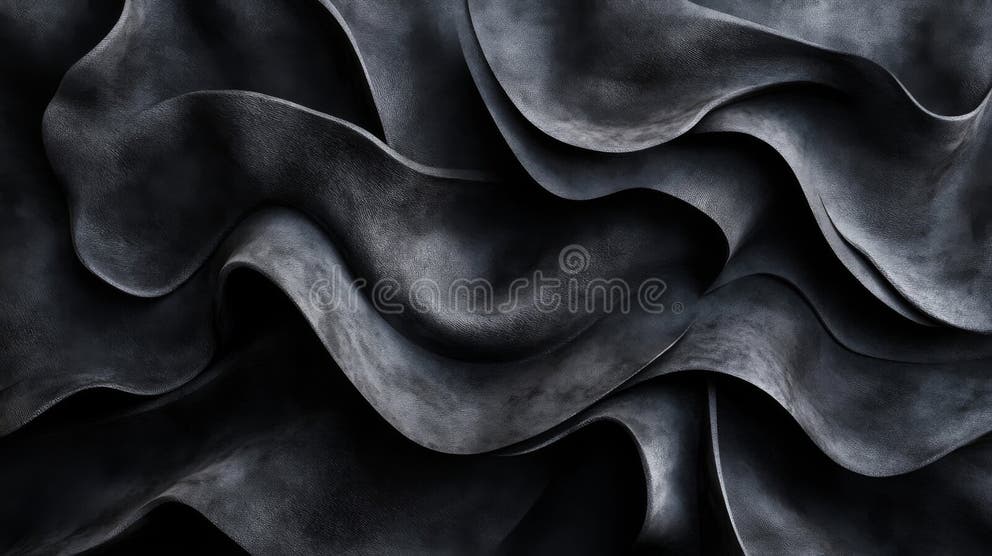 Abstract Dark Gray Wavy Pattern Stock Illustration - Illustration of ...