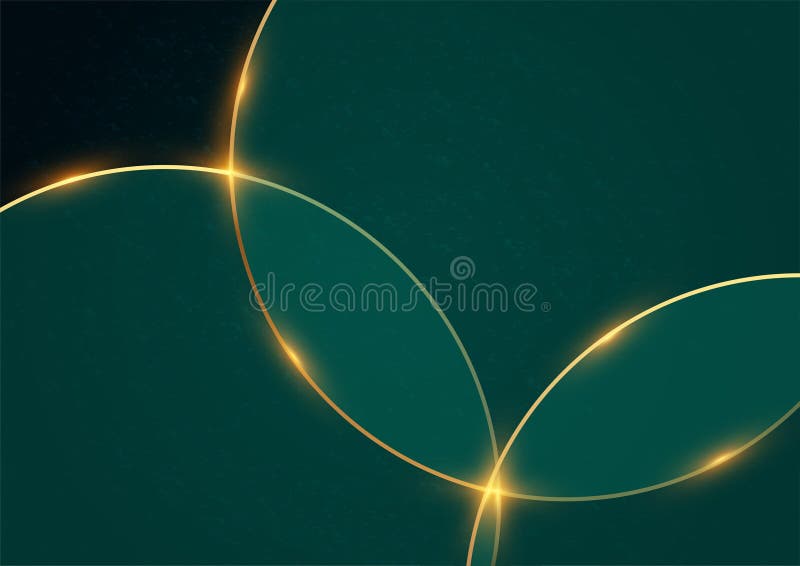 Abstract Dark Green Background with Light Effects Stock Vector ...
