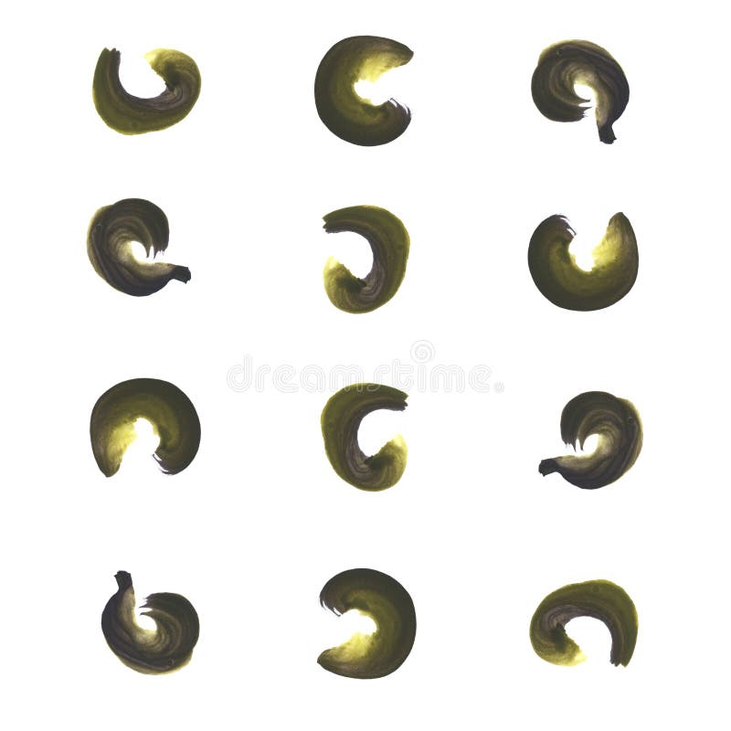 Abstract Dark Green Objects Stock Illustration - Illustration of object ...