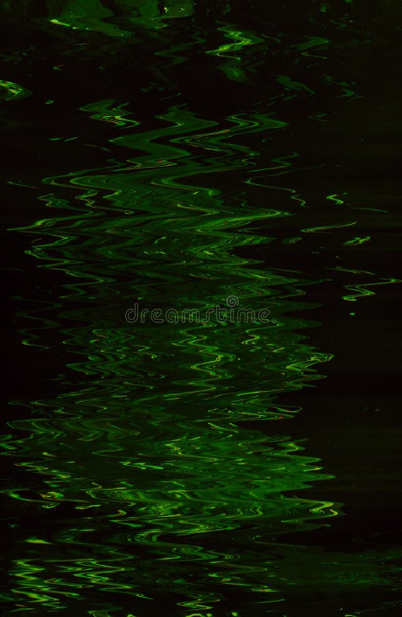 Dark Green Water