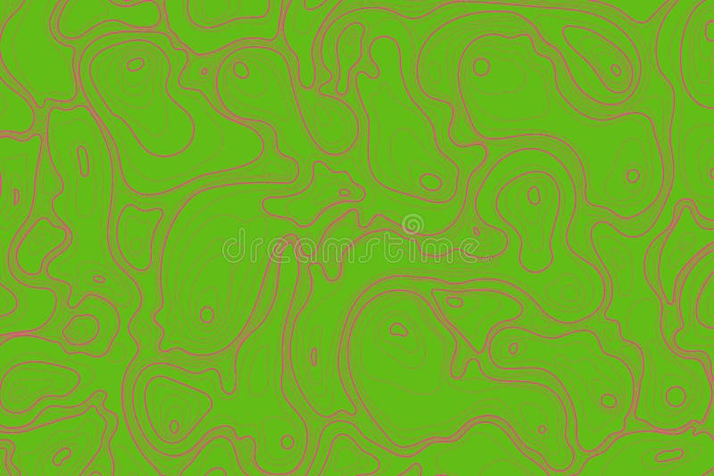 Abstract Dark Green Topographic Line Geometric Grid Stylized Pattern ...