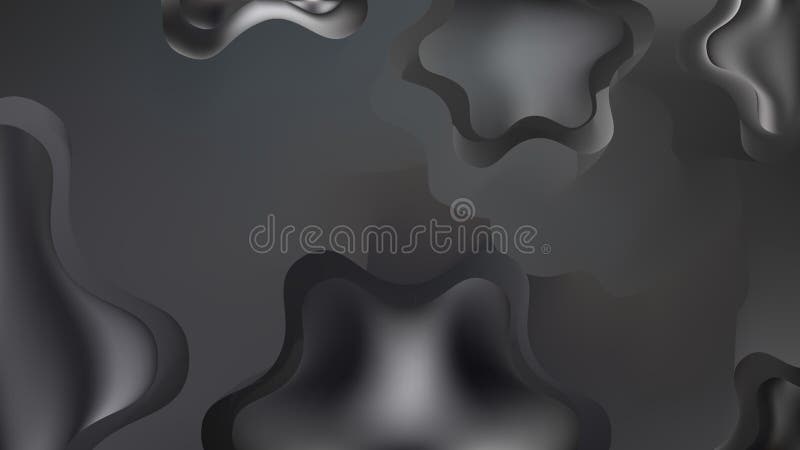 Abstract Dark Grey Background Stock Vector - Illustration of wave ...