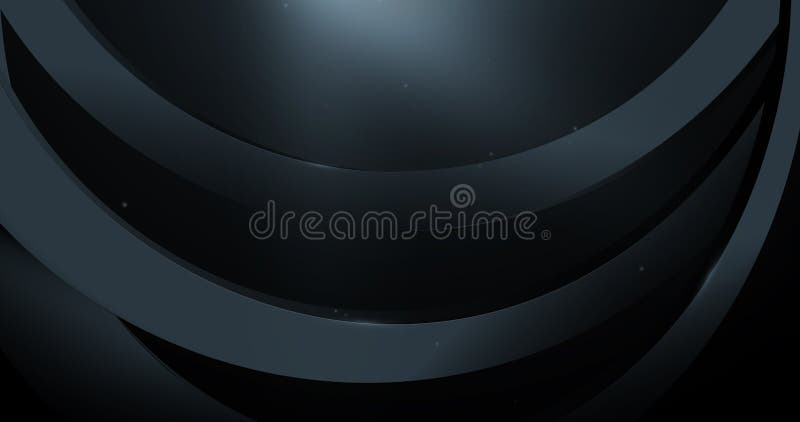 Abstract Dark Grey Half-circle Ring. Futuristic Technology Digital Hi ...