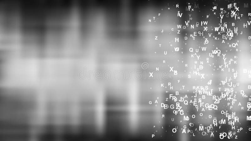 Abstract Dark Grey Letters Background Vector Illustration Stock Vector ...