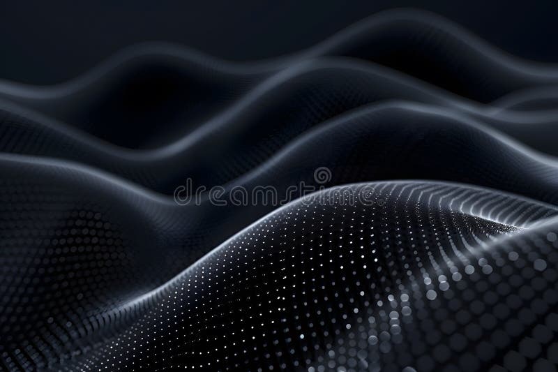 Abstract Dark Grey Mesh Pattern Background with White Dots Stock ...