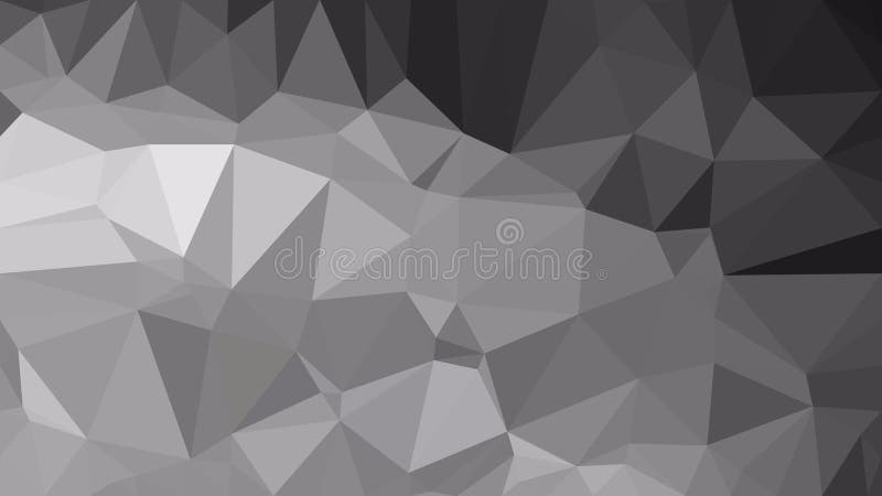 Abstract Dark Grey Polygonal Background Design Stock Vector ...