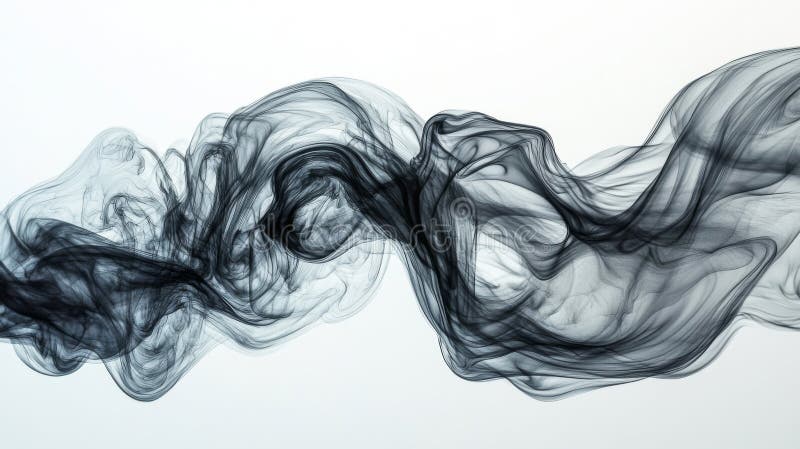 Grey Smoke Abstract Background. Stock Illustration - Illustration of ...