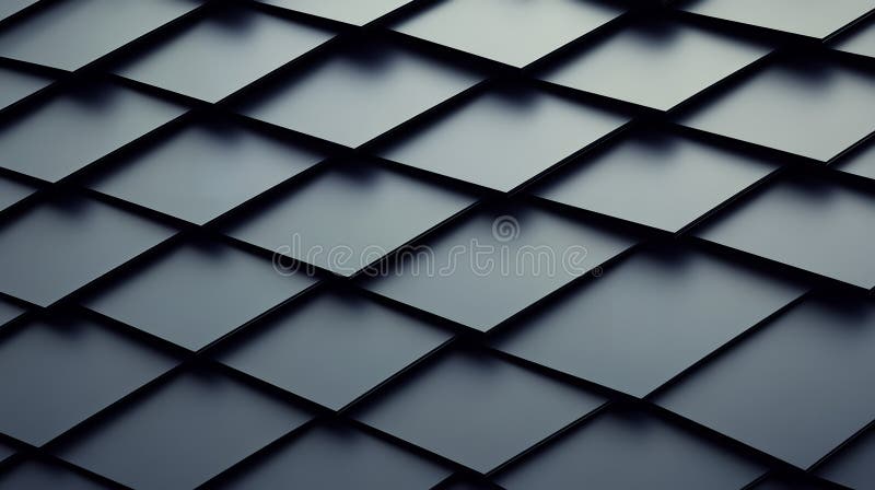 Abstract Dark Grey Square Pattern Background Texture Design Modern Geometric Tiles Overlapping ...