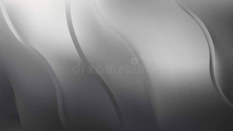 Abstract Dark Grey Wavy Background Graphic Stock Vector - Illustration ...