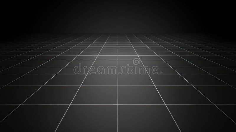 Abstract Dark Grid Floor stock illustration. Illustration of ...