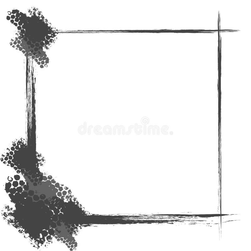 Abstract Dark Grunge Color Style Border Vector Stock Vector ...