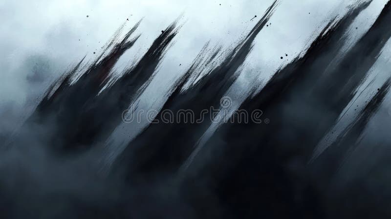Abstract Dark Brush Strokes Background: Dramatic Diagonal Texture Stock ...