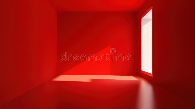 Abstract Dark and Light Red Gradient Illustration for Empty Spacious ...