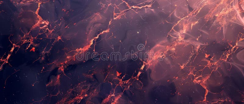 Abstract Dark Marble Texture with Red Veins Stock Illustration ...