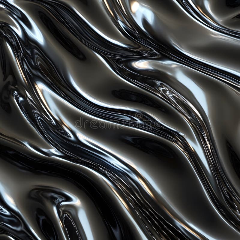 Abstract Dark Metallic Fabric Texture with Highlights and Shadows Stock ...