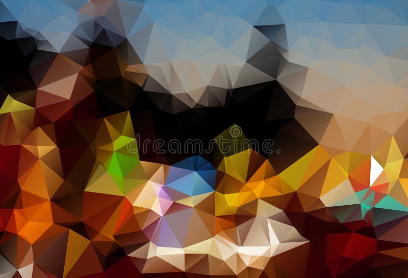 Abstract Dark Multicolor Polygonal Background. Abstract Gray Background ...