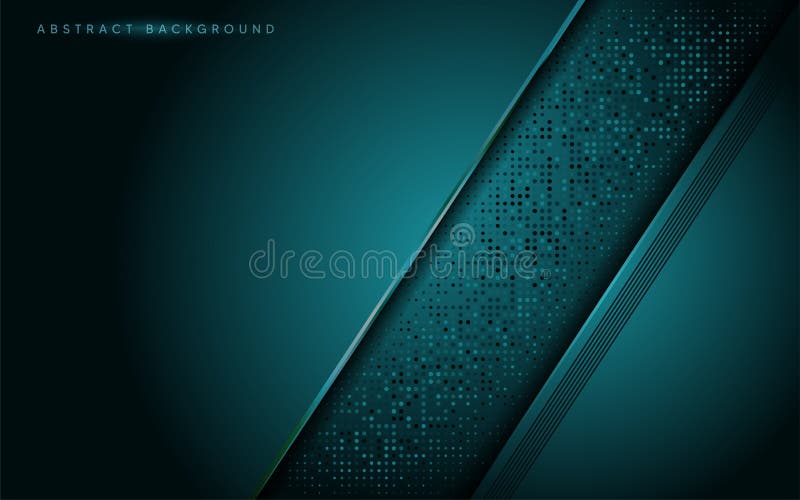 Abstract Dark Navy Green with Overlap Texture Layer Background Design ...