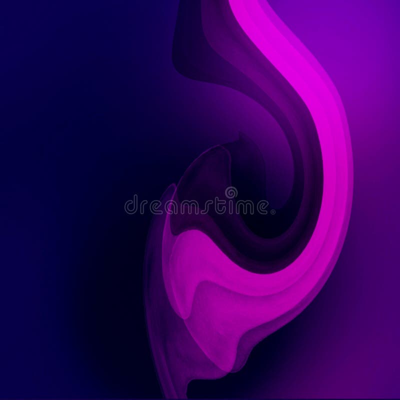 Abstract Neon Color Blue Pink Violet Background Stock Illustration ...