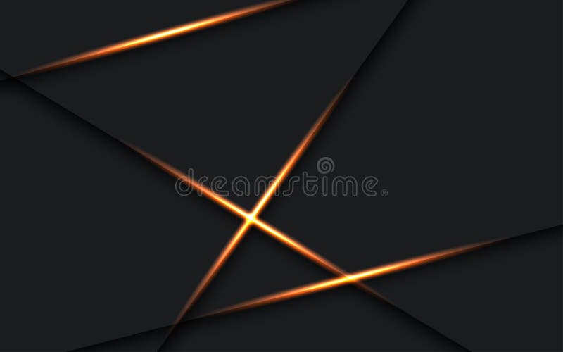 Abstract Dark Orange Cross Light and Shadow Triangle Decoration ...