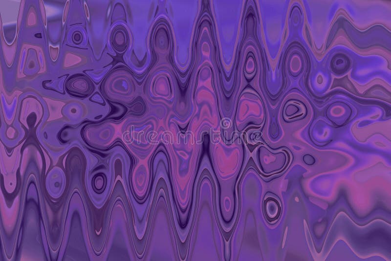 Abstract Dark Purple Background, Psychedelic Pattern with Beautiful ...
