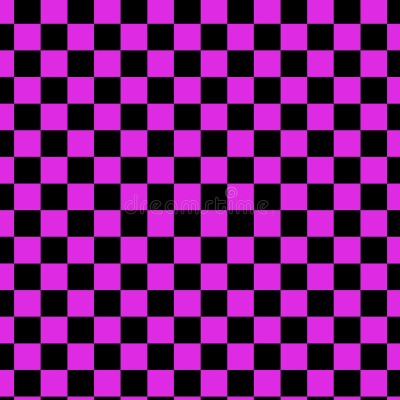 Abstract Dark Purple and Black Chess Board Background.Color Squares in ...