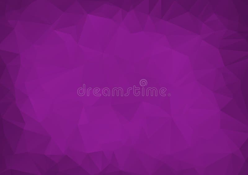 Abstract Dark Purple Vector Low Poly Crystal Background. Polygon Design ...