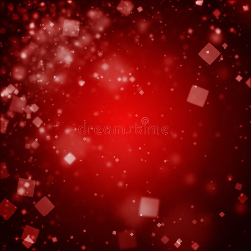Abstract Dark Red Background with Square Bokeh Defocused Lights Stock ...